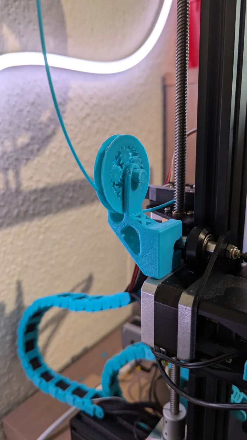 Ender 3 and 3 V2 NEO Filament Guide Remixed by Jannes - MakerWorld