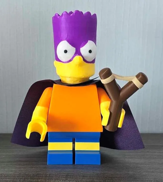 Big Brick * The Simpsons - Bart Simpson BARTMAN by cBoLsmUiEc - MakerWorld