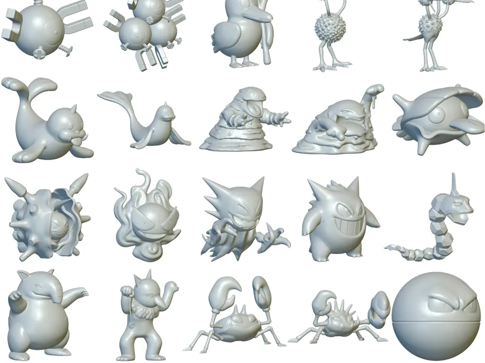 [Part 8] Pokemon Gen 1 FULL SET by 3Dprint1UP - MakerWorld