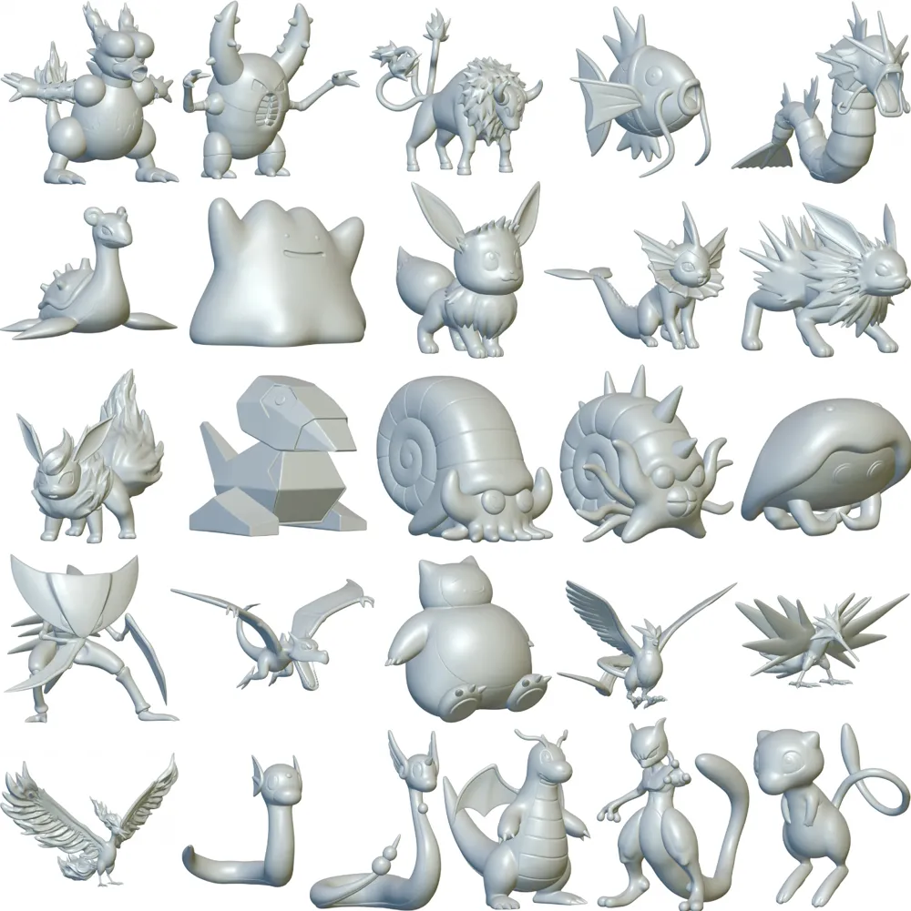 [Part 11] Pokemon Gen 1 FULL SET by 3Dprint1UP - MakerWorld