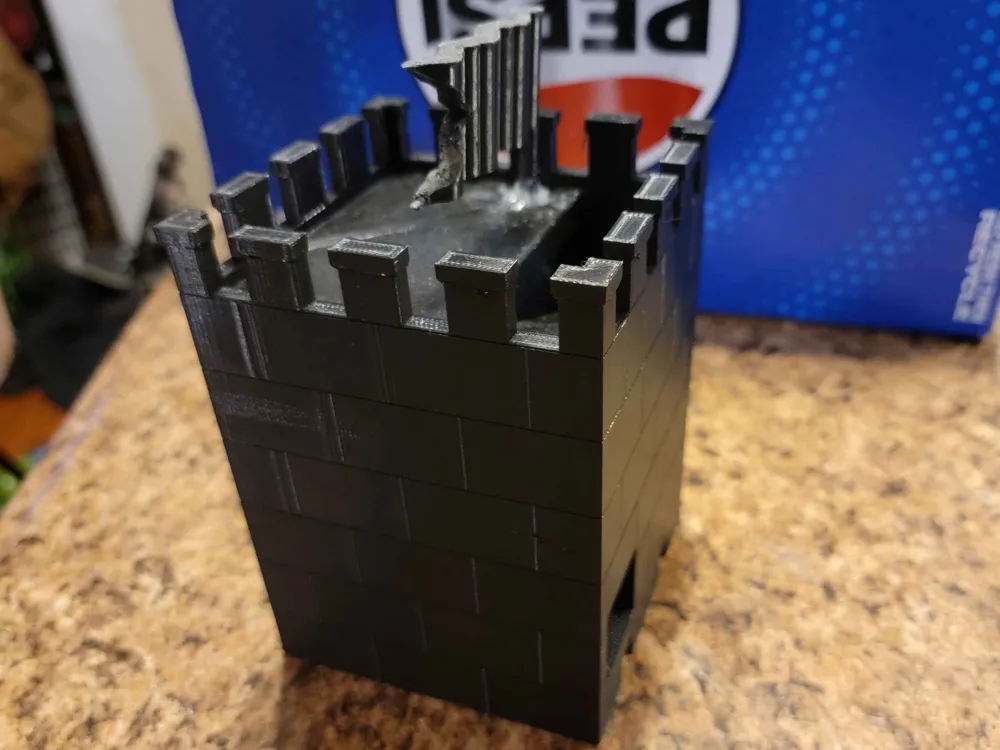 Catapult Dice Tower by JazzVacuumMakerWorld: Download Free 3D Models
