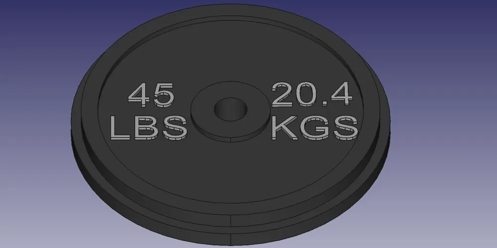 Stacked Barbell Coaster by BuffaloBingo - MakerWorld