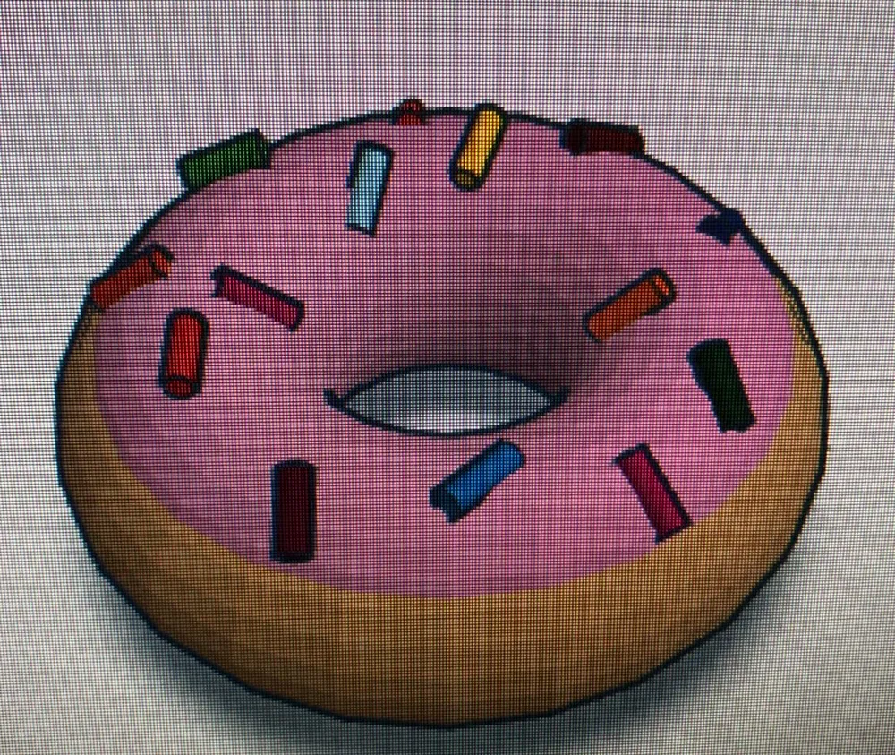 Low poly doughnut by Communist_Cat - MakerWorld