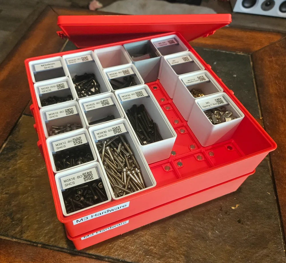 Gridfinity Stackable Storage Box - 5x5 - Free 3D Print Model - MakerWorld