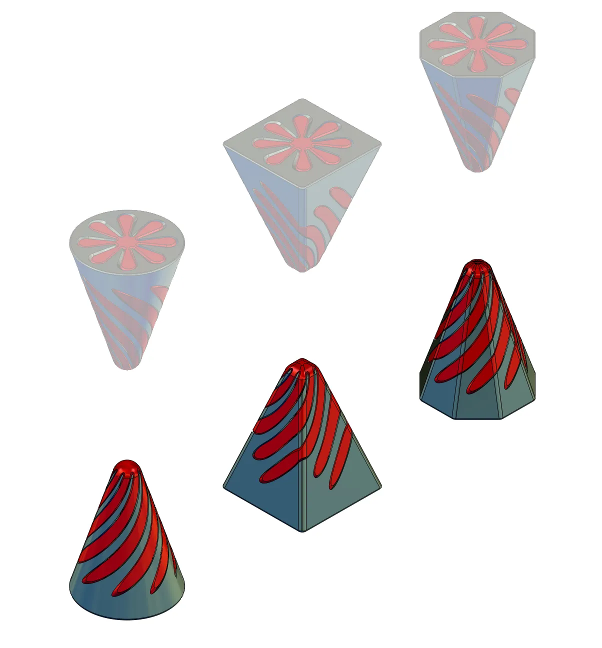 Spiral Passthrough Cone 3in1 by Rober7Crow MakerWorld: Download Free 3D ...