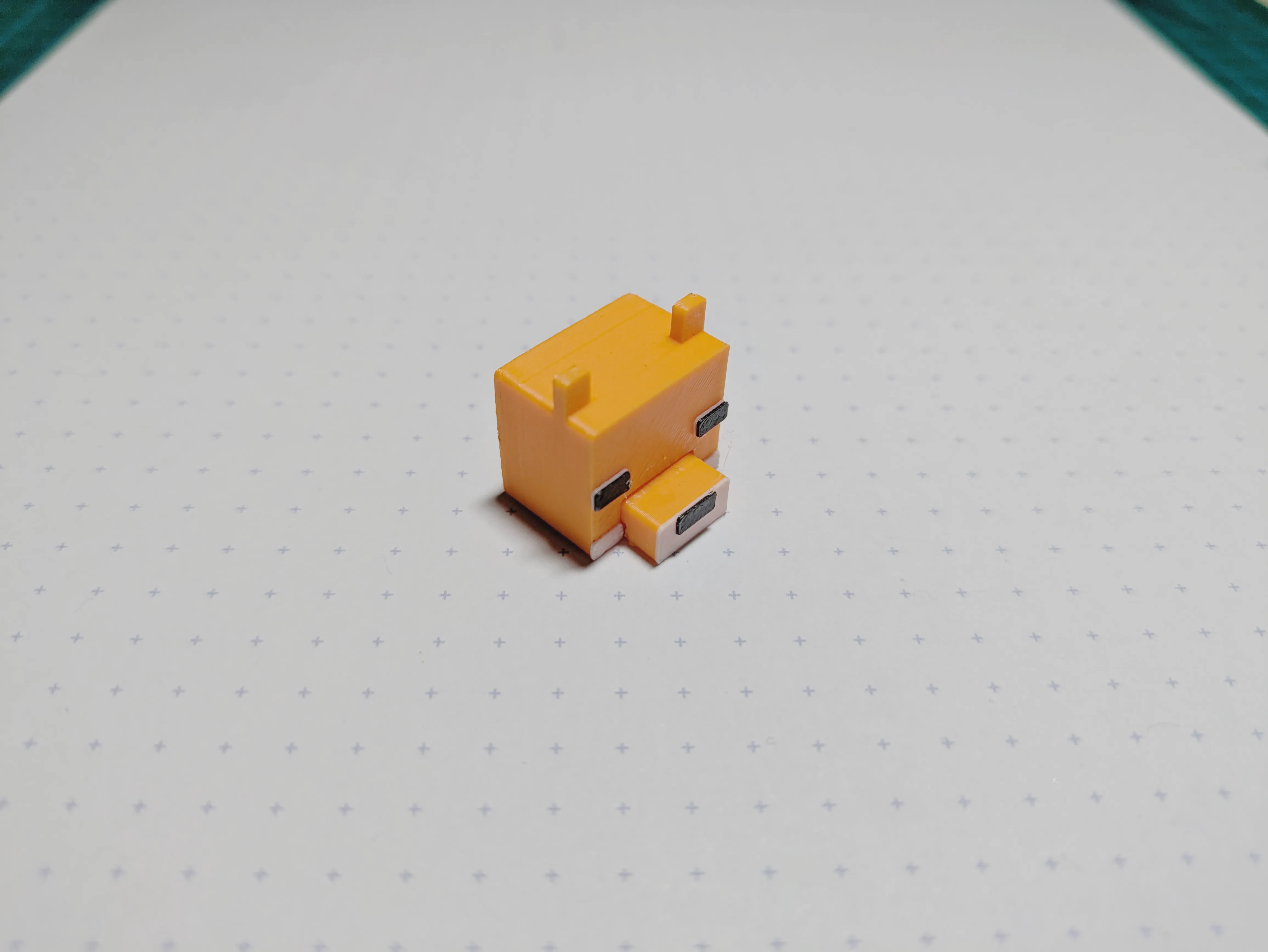 Minecraft Fox Kit Card - With and without AMS - Free 3D Print Model ...