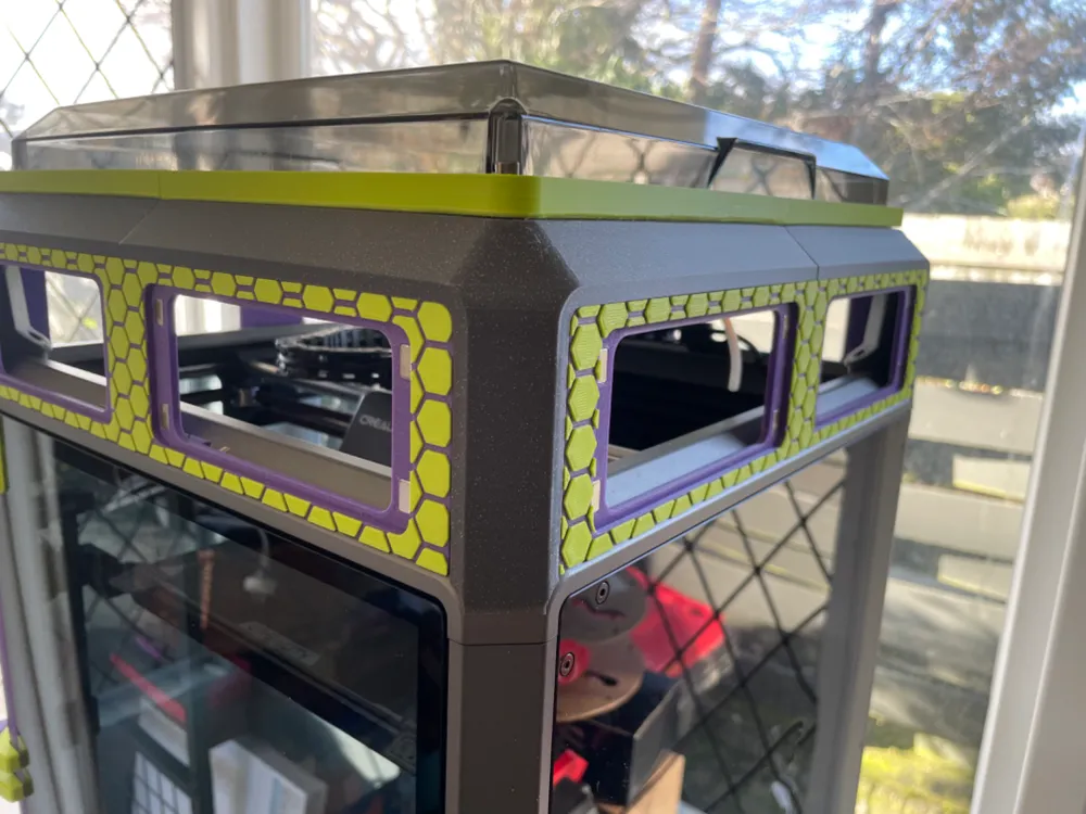 Creality K1 / K1C Riser / Top Hood with Vents Remixed by low-voxy ...