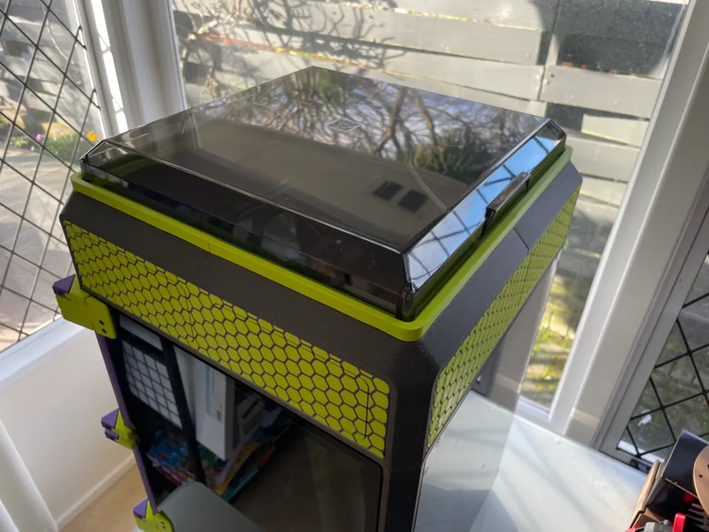 Creality K1 / K1C Riser / Top Hood with Vents - Free 3D Print Model ...