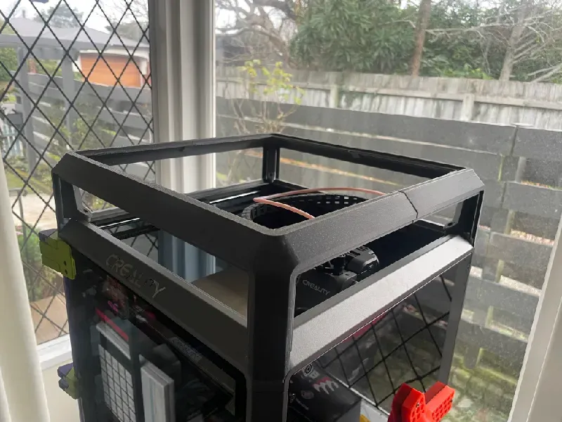 Creality K1 / K1C Riser / Top Hood with Vents - Free 3D Print Model ...