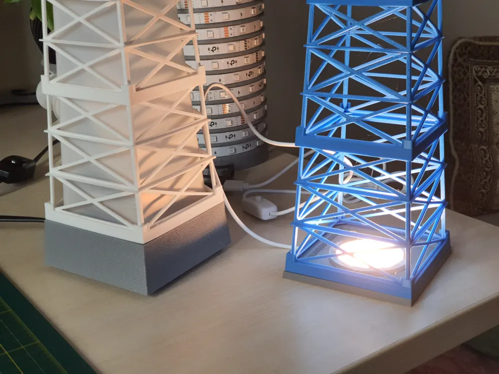 Telecom Tower Lamp Kit by Dadikonna MakerWorld: Download Free 3D Models