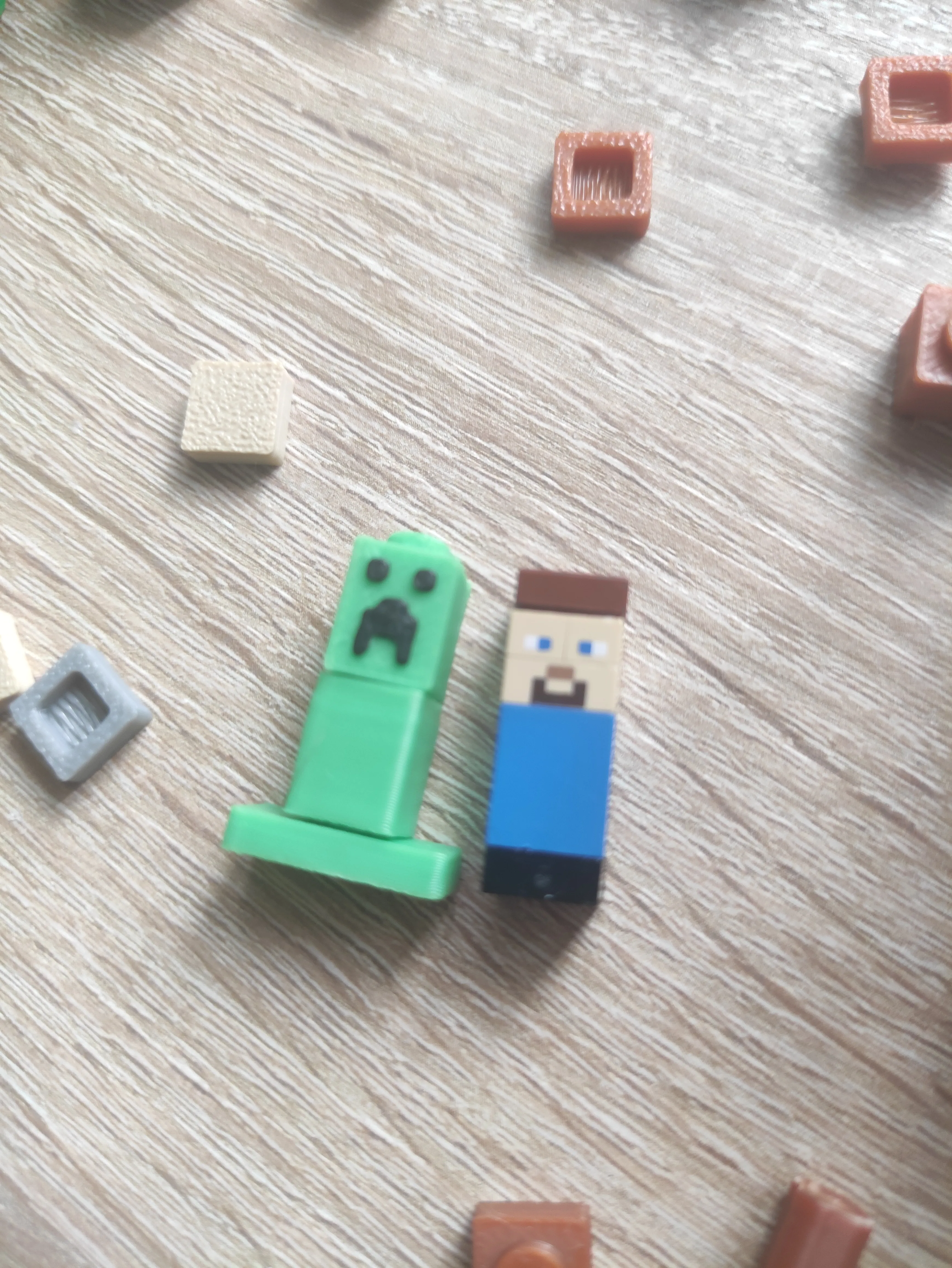 Minecraft Brick Set by Aleolle MakerWorld: Download Free 3D Models