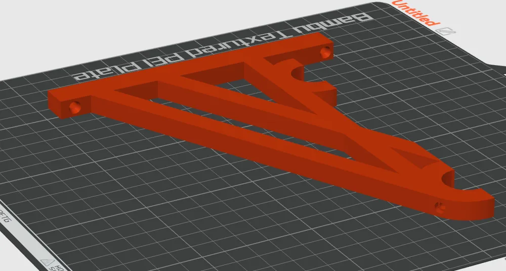 Filament spool shelf bracket - Free 3D Print Model - MakerWorld