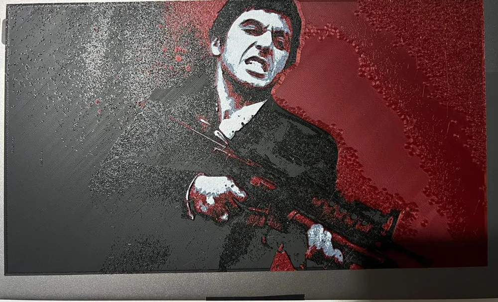 SCARFACE AL PACINO by CrotaloMakerWorld: Download Free 3D Models