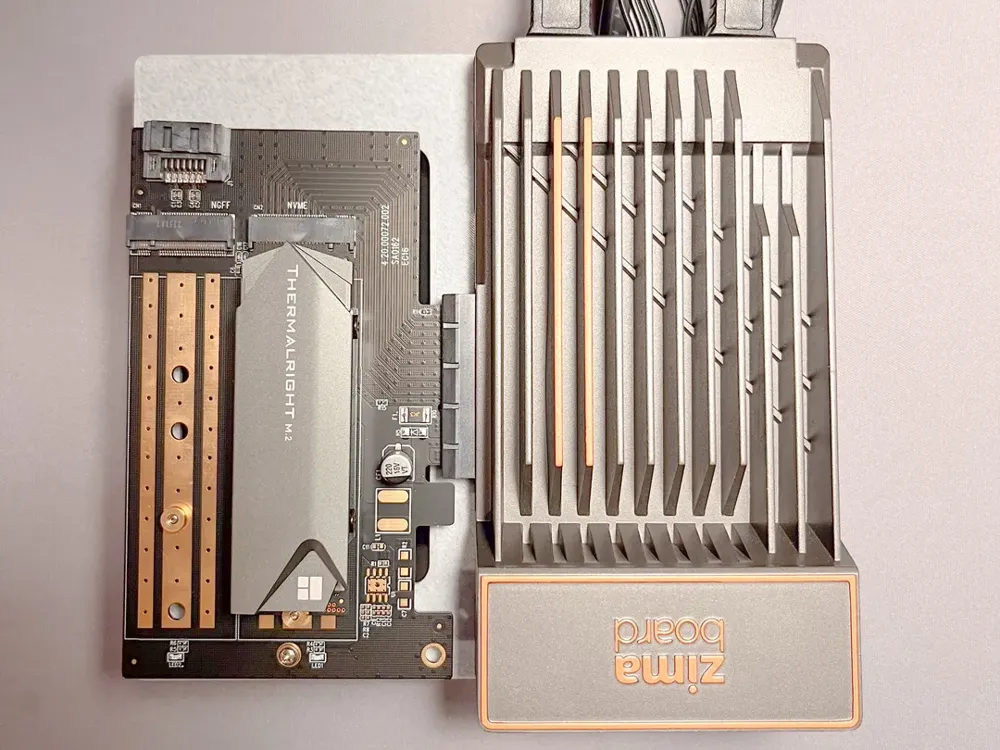 Zimaboard dual HDD and pcie m2 adapter - Free 3D Print Model - MakerWorld