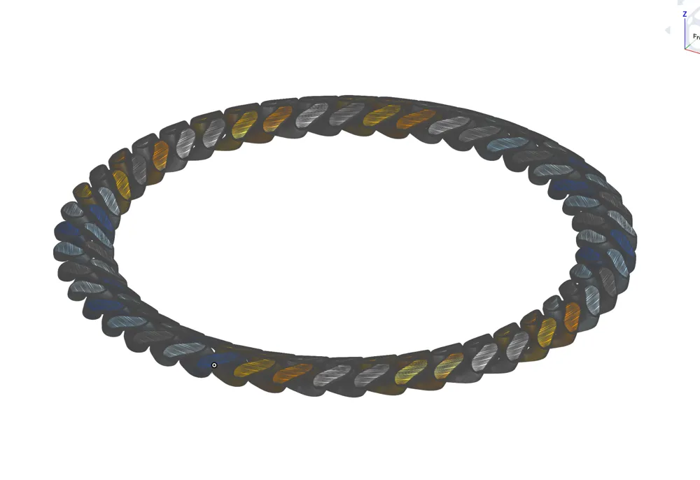 Cuban Link Chain with 42 links by AmirMakes MakerWorld: Download Free ...