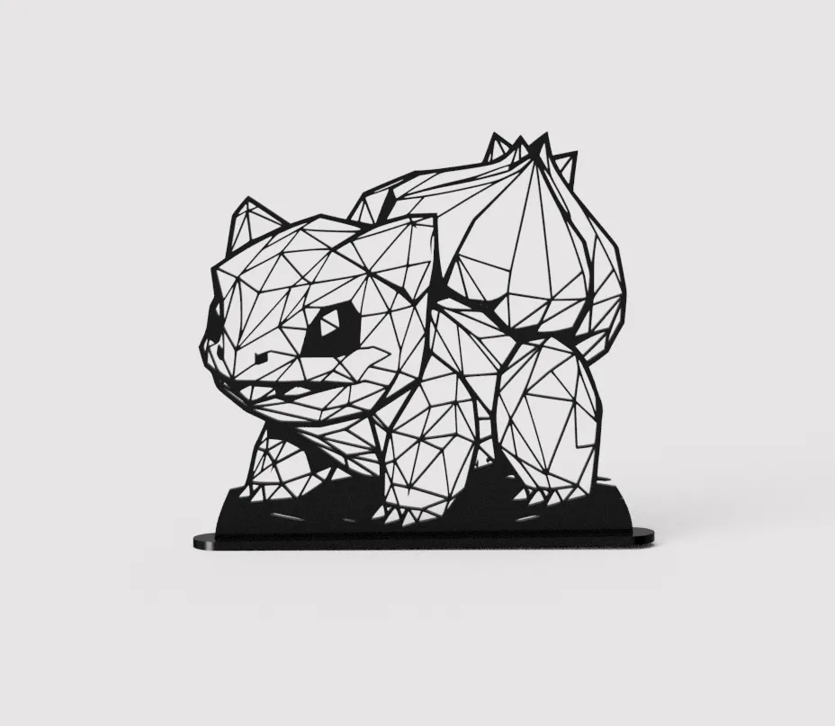 Geometric Sonic low poly by HJ_3D_ - MakerWorld