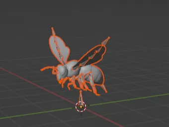 Bee Model in Blender by user_2909143981 - MakerWorld