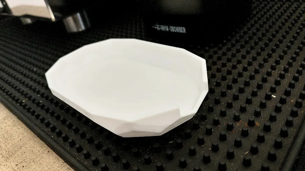 Low Poly Coffee Bean Tray Remixed by Espresso Hackers - MakerWorld