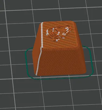 Ultrakill logo Keycap - Free 3D Print Model - MakerWorld