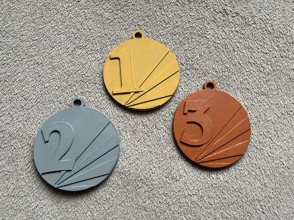 Medals 1st 2nd 3rd place - Free 3D Print Model - MakerWorld