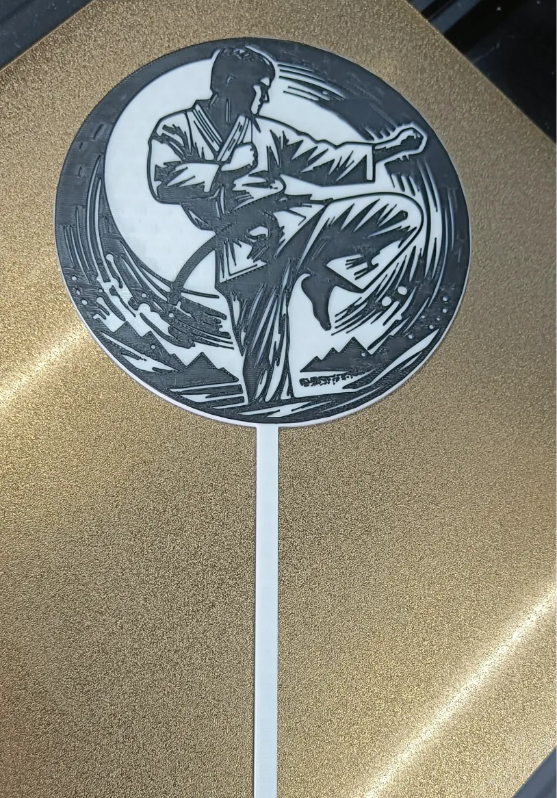 Karate Cake Topper by davevo - MakerWorld