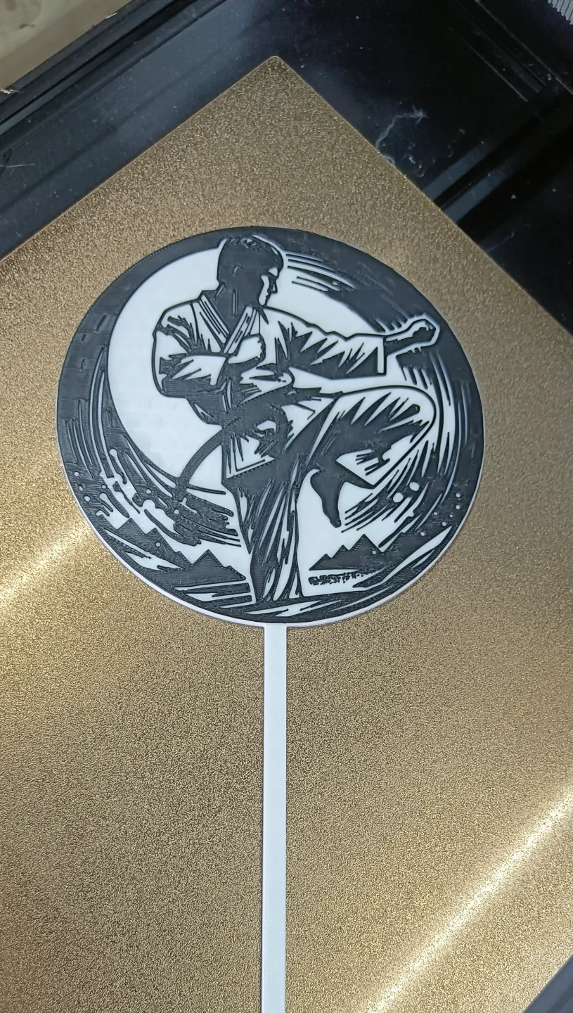 Karate Cake Topper by davevo - MakerWorld