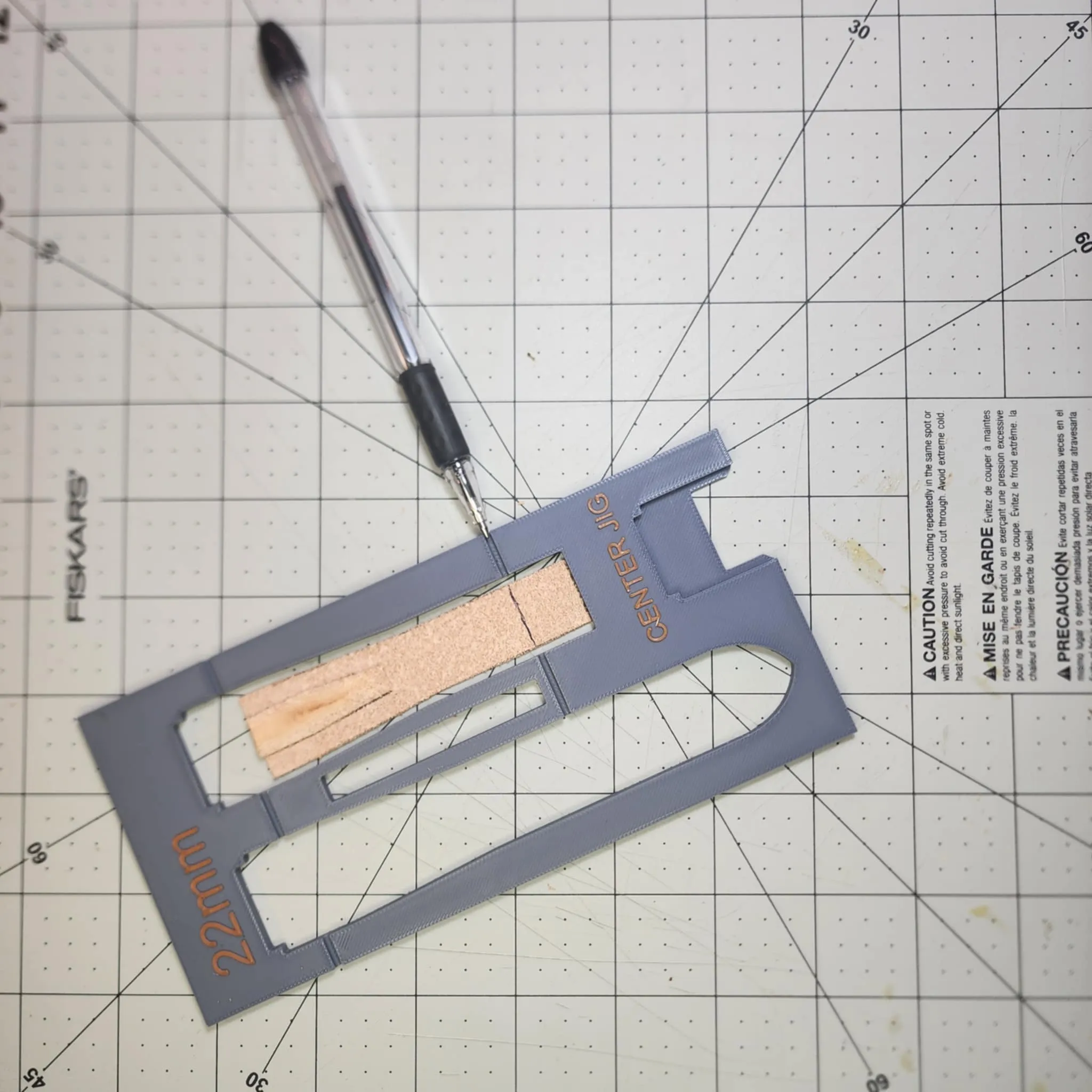 3D Printed Leather Watch Strap Template in 18-22mm - Free 3D Print ...