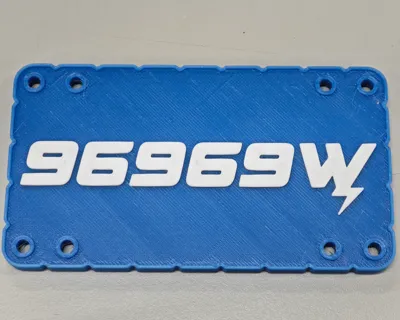 VEX 車牌 96969W license plate by Lionel0616MakerWorld: Download Free 3D ...