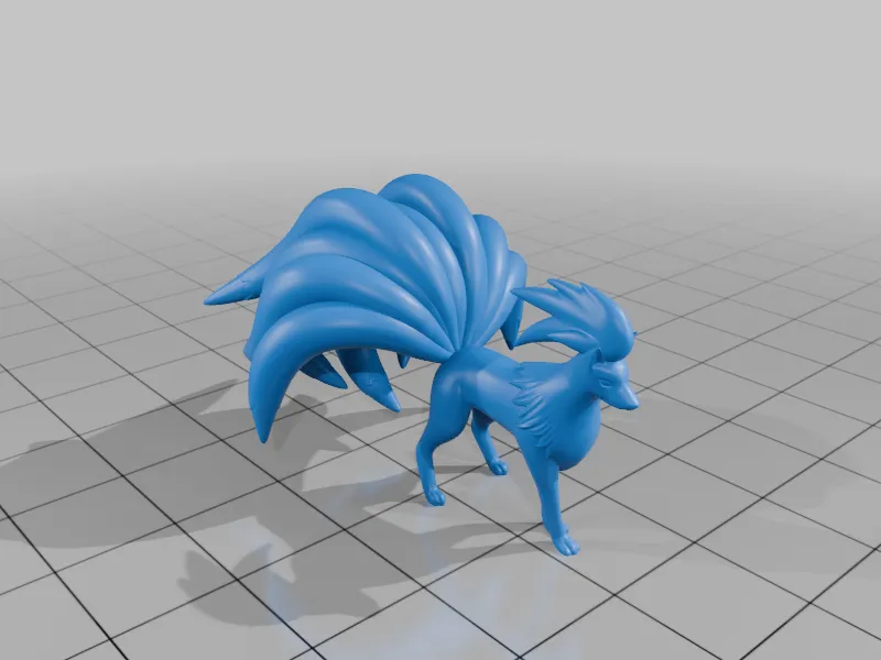 Pokemon Ninetales #38 - Optimized for 3D Printing by 3Dprint1UP ...