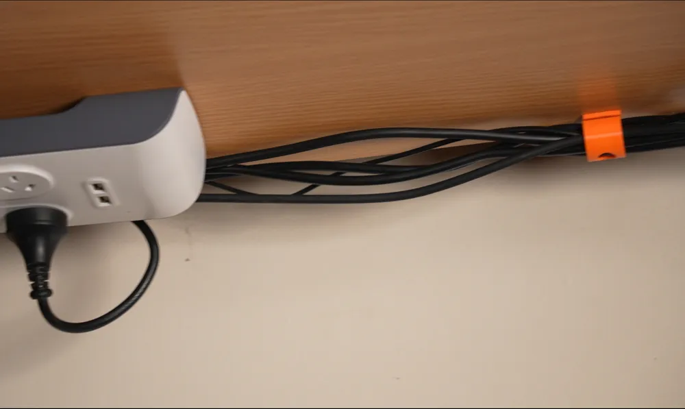 Easy Under-Desk Cable Loop Organizer - PARAMETRIC by Once in a Six Side ...