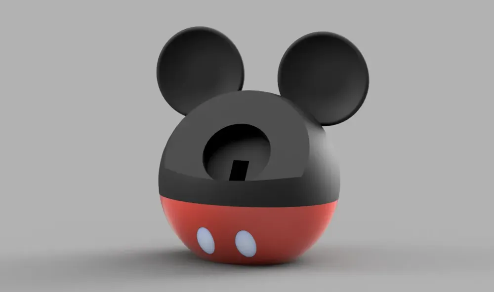 Samsung Galaxy Watch 4 Mickey Mouse Stand Remixed by sanketh MakerWorld ...