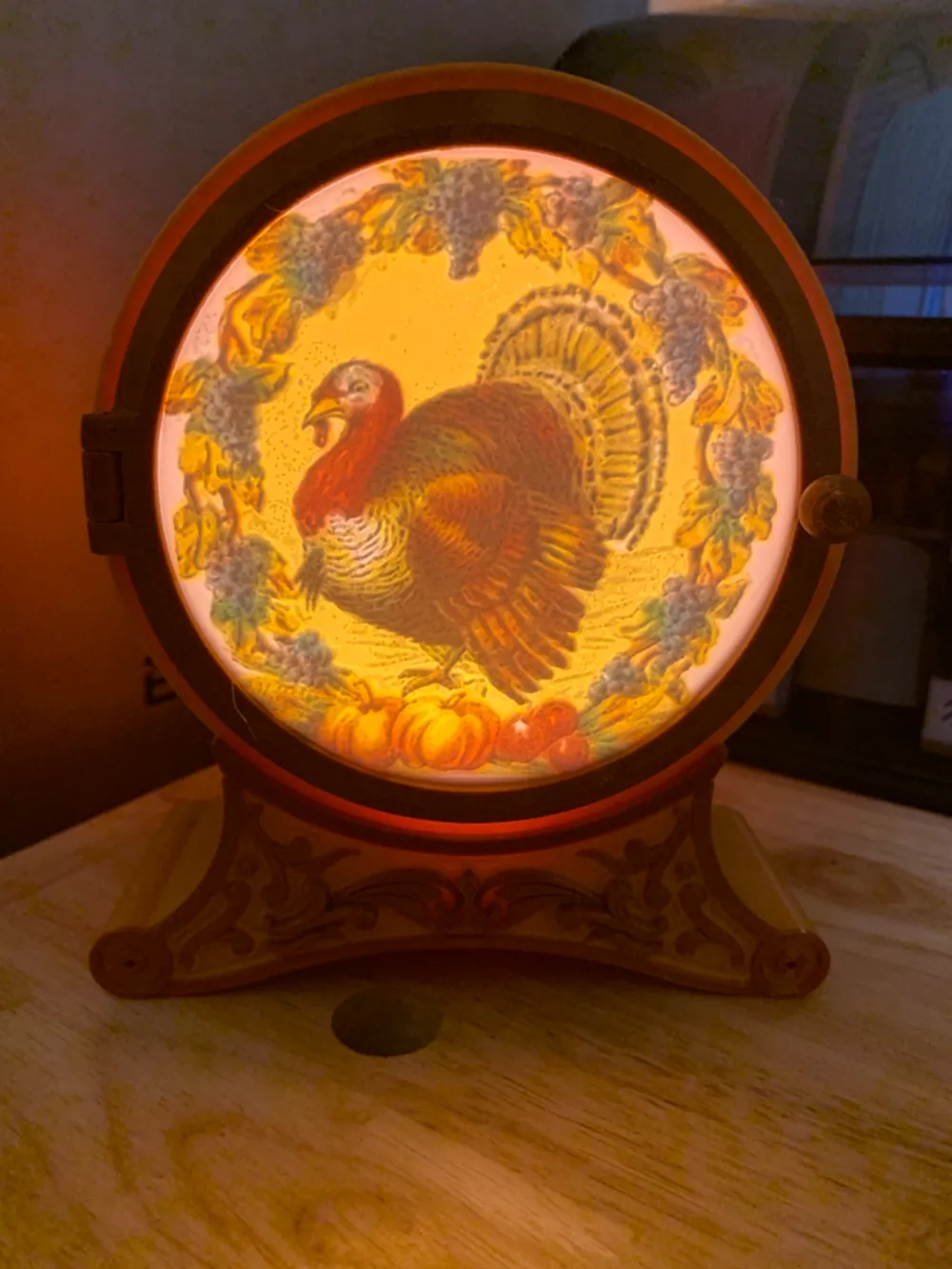 Thanksgiving Lithophane Tea Light Inserts Remixed by aoslund - MakerWorld