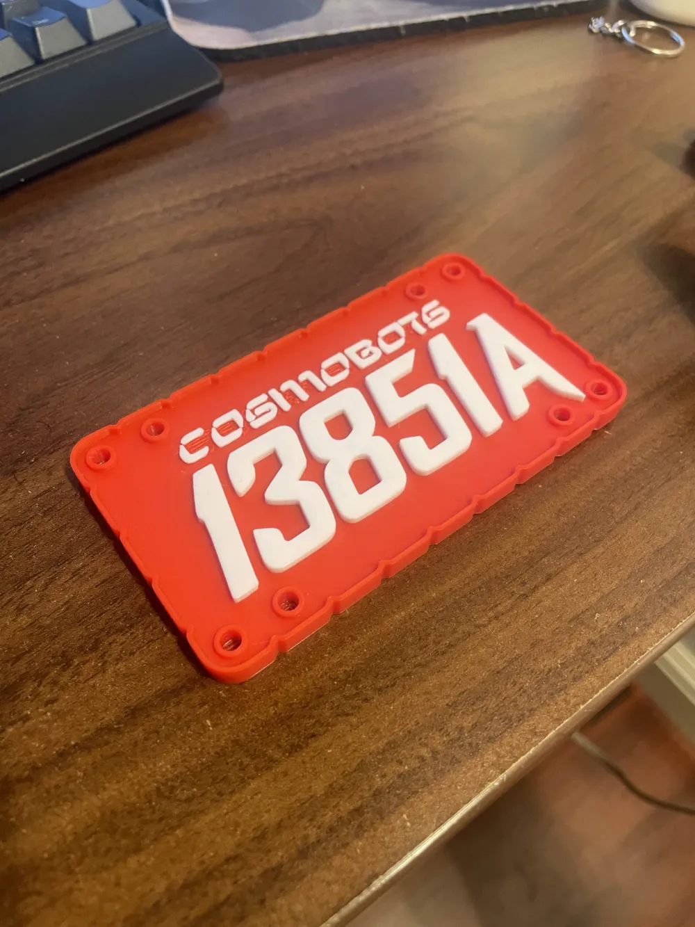 VEX Robotics Blank License Plate - Free 3D Print Model - MakerWorld