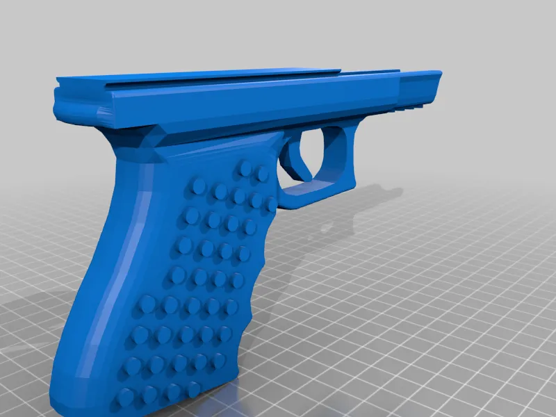 Brick glock19 by JoshuaVanKamp - MakerWorld