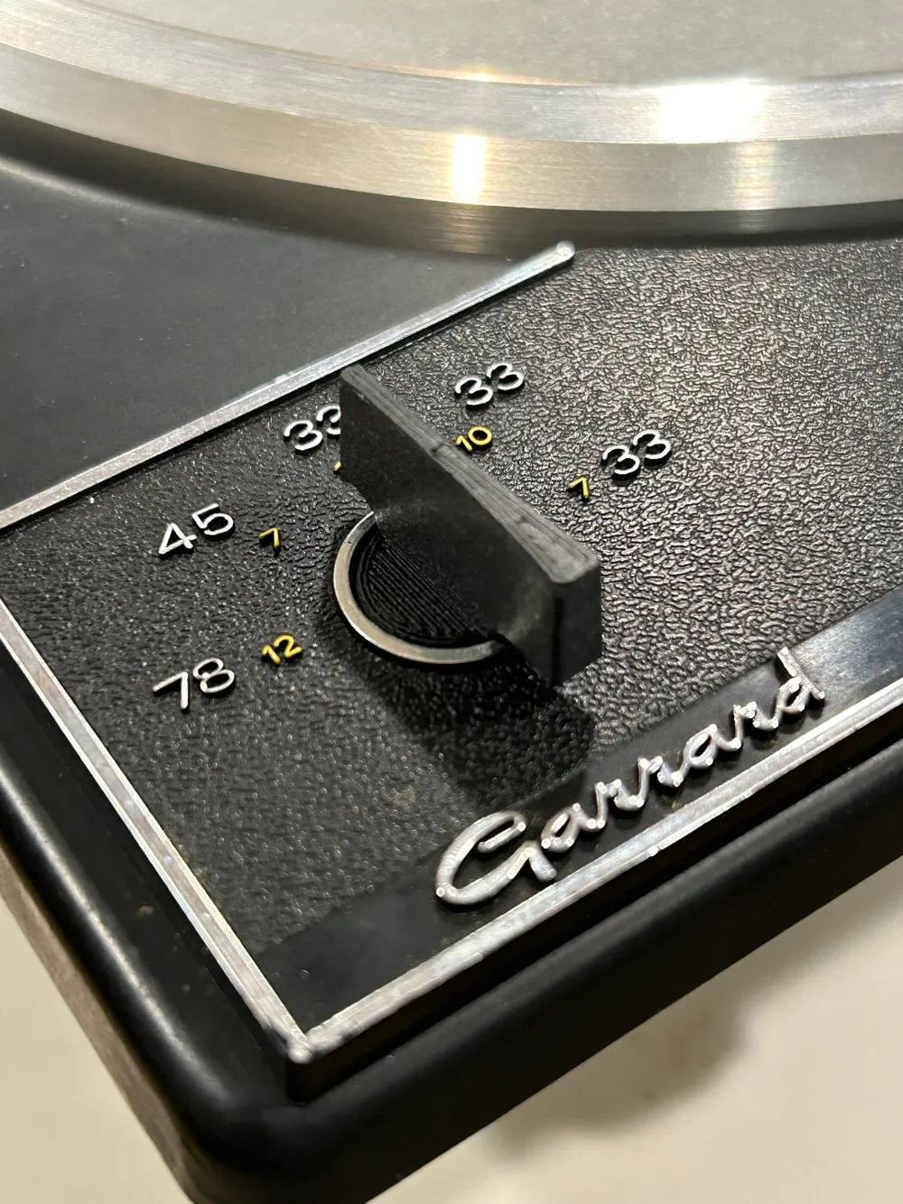 Garrard Turntable Speed Selector Knob by adelechristine - MakerWorld