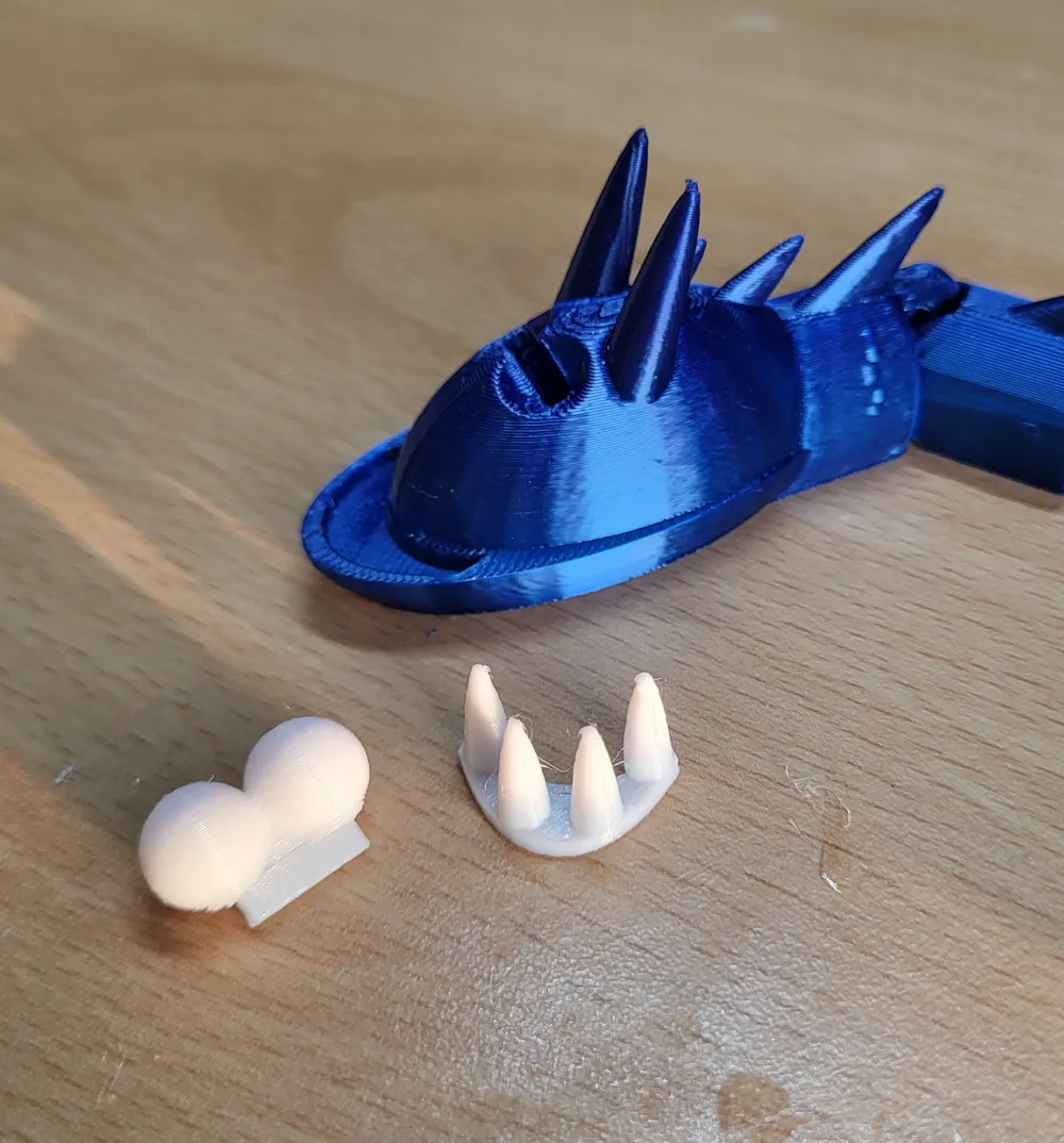 googly dragon Remixed by tomo3D MakerWorld: Download Free 3D Models