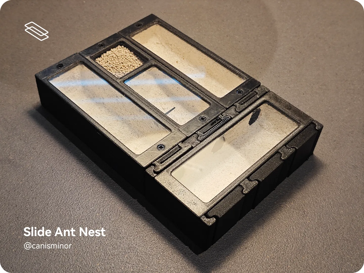 Slide Ant Nest - Test Tube Module by CanisMinor MakerWorld: Download ...