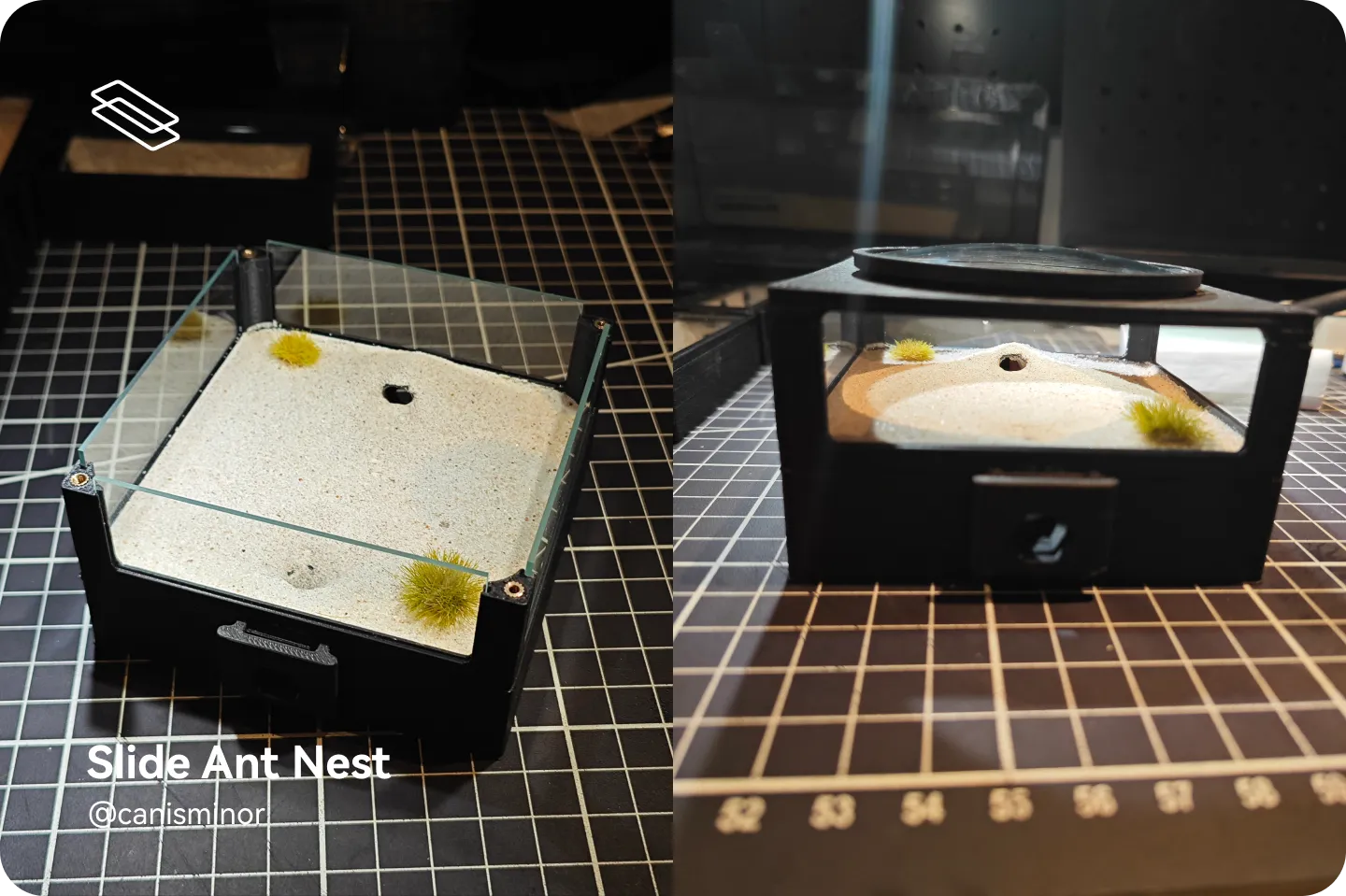 Slide Ant Nest - Light Shield Module by CanisMinor MakerWorld: Download ...