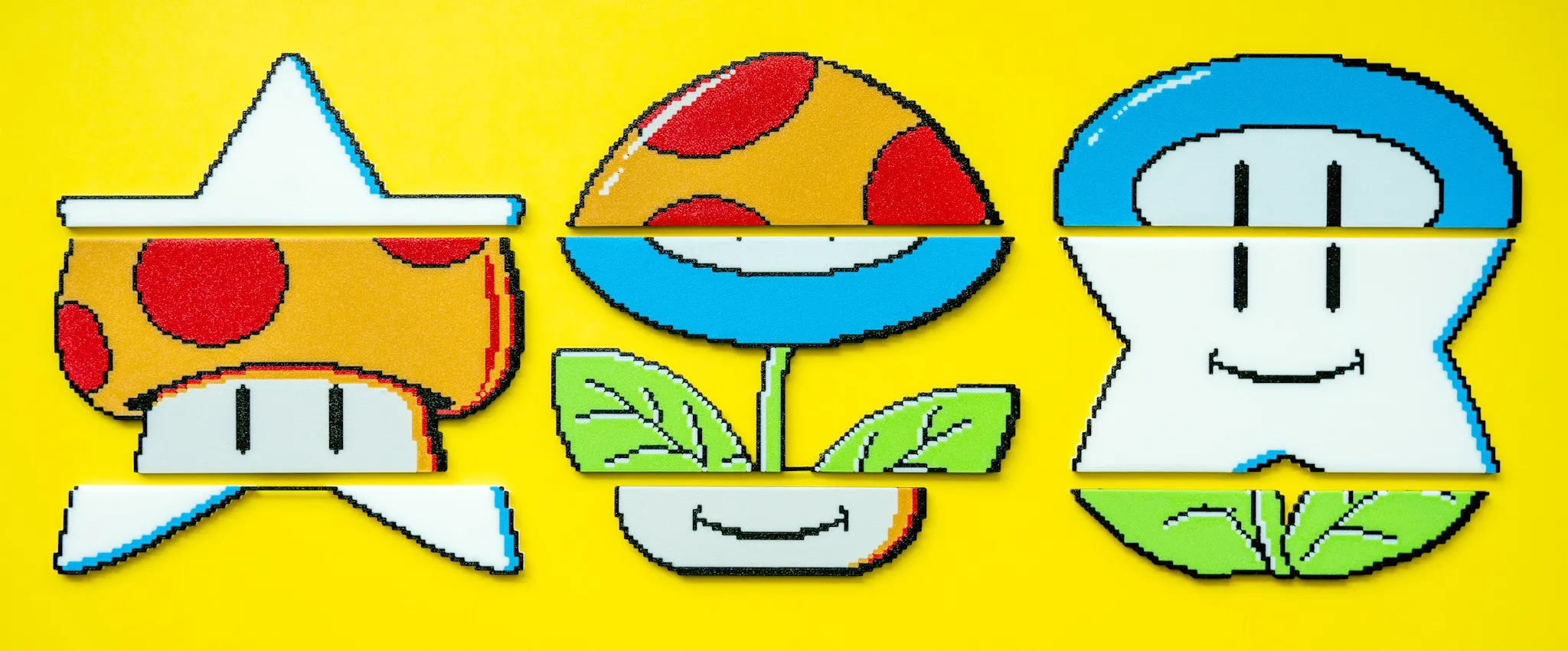 Super Mario Bros 3 Mushroom Star Fire Flower Pack! by Powerpill.prints ...