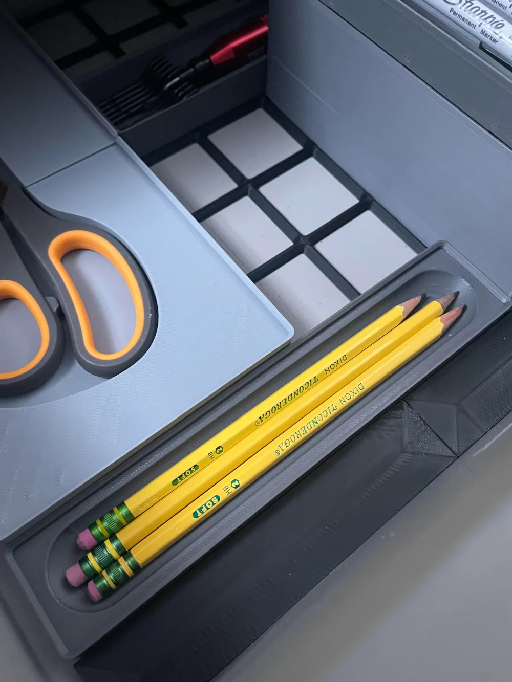 pencil holder for gridfinity by Graydog95 MakerWorld: Download Free 3D ...