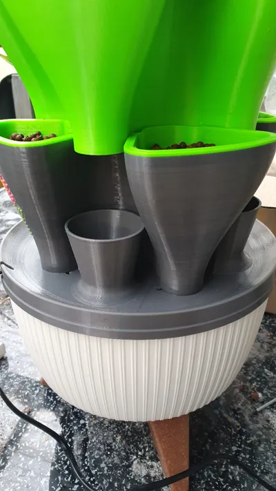 Hydroponic Style Tower Indoor - Free 3D Print Model - MakerWorld