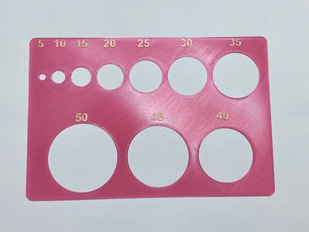 Simple Circle Stencil by muddymaker - MakerWorld