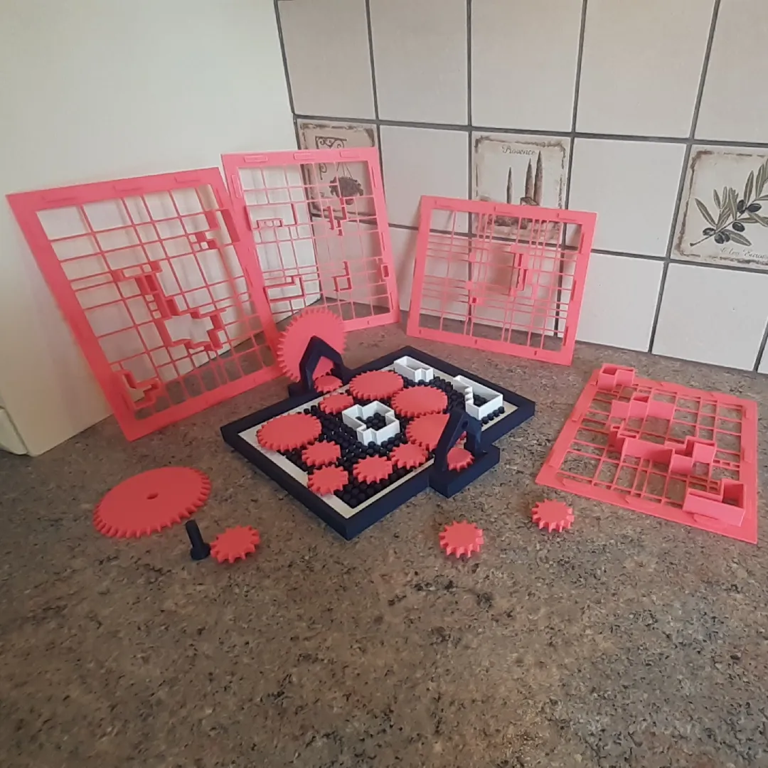 Gear Pathing Maze concept level by Mazetropolis MakerWorld: Download ...