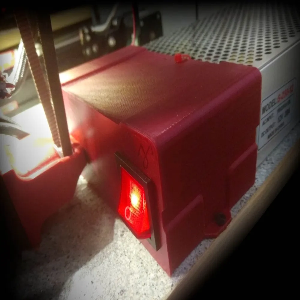 PSU Cover with 4 poles switch by jean-marie Astruc|Works - MakerWorld