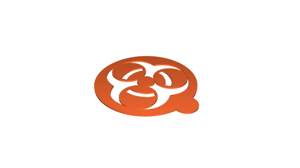 Biological symbol stencil - Free 3D Print Model - MakerWorld