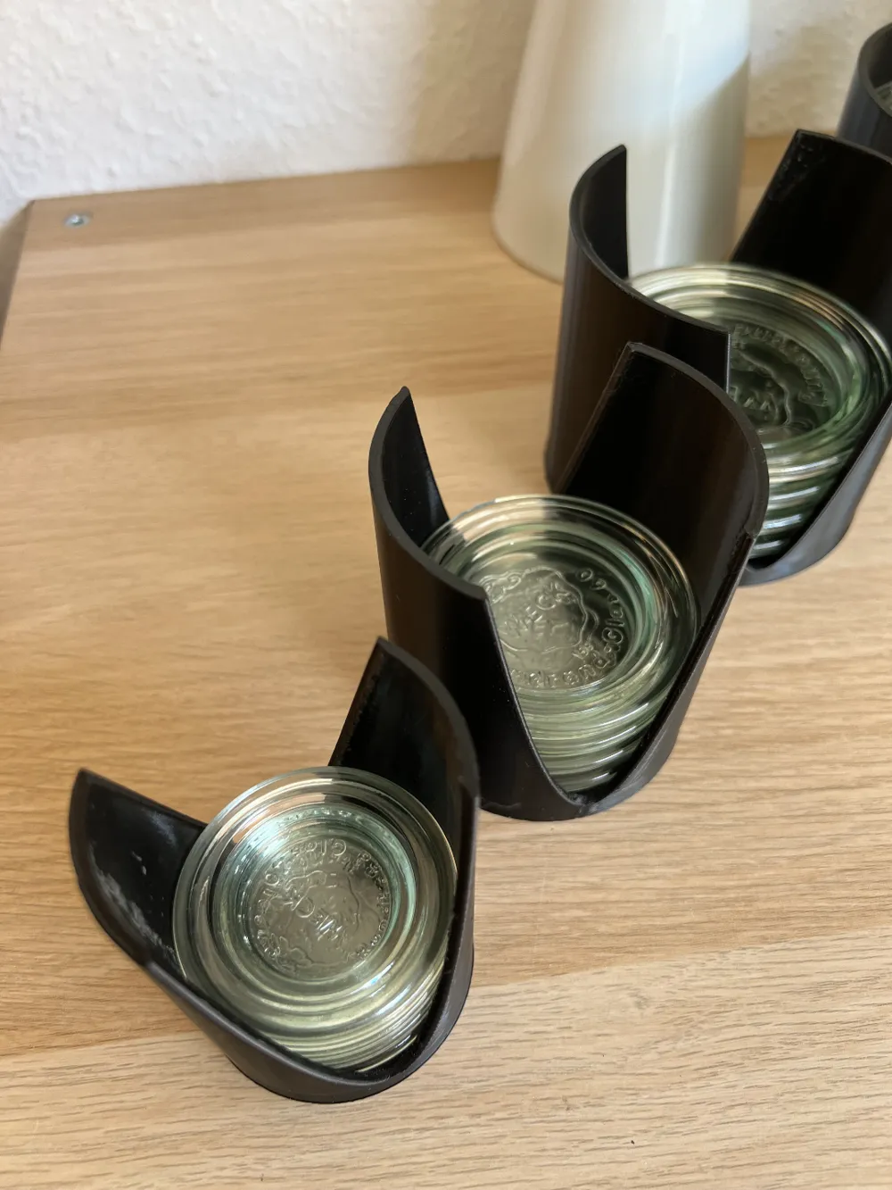 Organizing Rack for Weck Deckel - stackable by Grasnarbe - MakerWorld