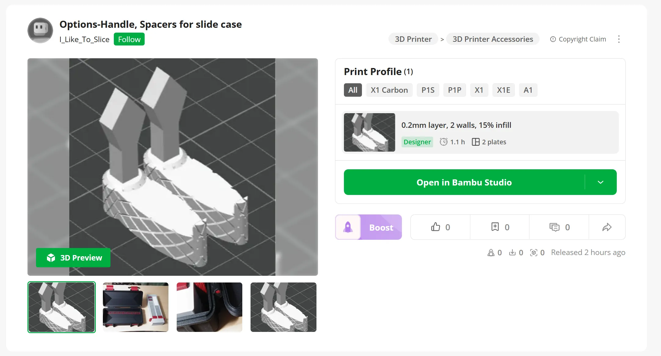 Swatch Stand Case Organizer by Hodzinets MakerWorld: Download Free 3D Models