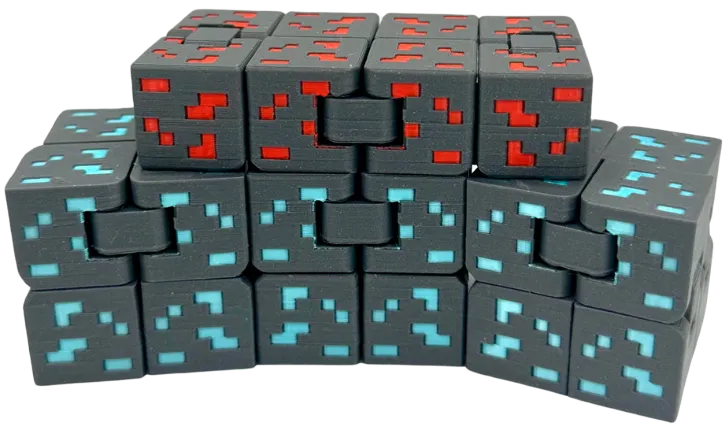 Fidget Cubes MC Edition by PiNK_3DP MakerWorld: Download Free 3D Models