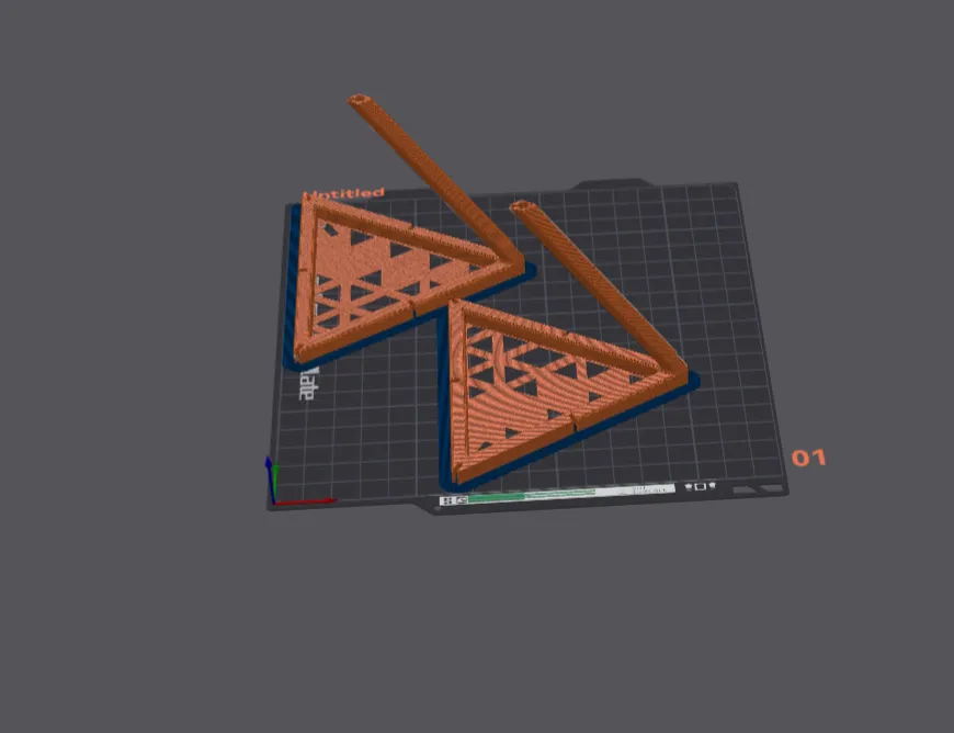 Triangular Tensegrity Structure Remixed By Pocahontas Makerworld