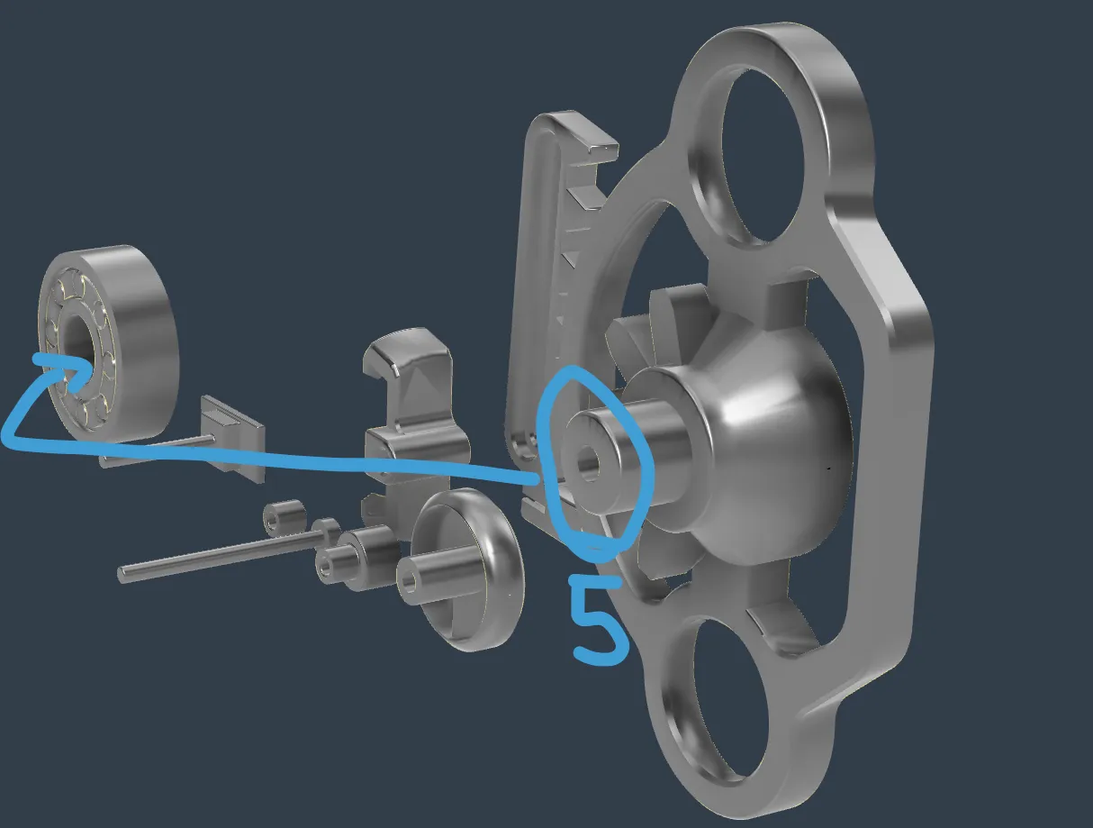 Fully Printed Controller Steering Wheel Remixed by Farid653 MakerWorld ...